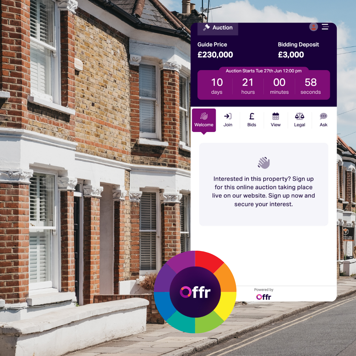 Online Auctions with Offr